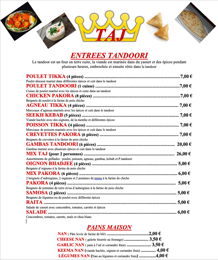 Taj Restaurant